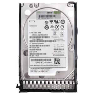 enterprise hard drive replacement for 872479-b21 compatible with hpe 1.2tb 10k 12g sas ds g9 g10 872737-001 876938-002（with tray）