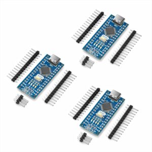 osoyoo 3pcs lgt nano for arduino nano compatible with atmega328p chip nano board with usb-c interface pin unsoldered