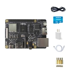 sipeed nezha 64bit risc-v linux sbc development board, allwinner d1@1.0ghz with 1gbyte ddr3, support tina/debian system