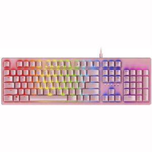 feiyx mechanical gaming keyboard rgb led backlit wired keyboard with switches for windows mac pc gamers