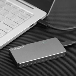 TREBLEET USB4 SSD Enclosure Compatible with Thunderbolt 3, Thunderbolt 4, 40Gbps to NVME M.2 2280 Hard Drive Case,Compatible with New M1 CPU