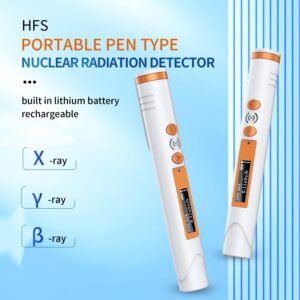 Geiger Counter Nuclear Radiation Detector,CHNADKS Upgraded d Personal Dosimeter,Beta Gamma X-ray Portable Handheld Radiation Monitor,Battery Powered (0.08uSv – 50mSv)