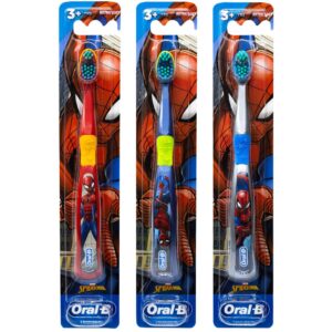 colgate marvel spider-man toothbrush, 3+ yrs, extra soft (colors & characters very) - pack of 3