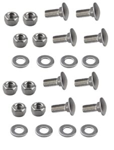 784-5581a carriage bolts nuts for shave plate scraper bar (5/16-18) 5/8" 8pc