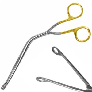 muskalmed gold handle magill forceps 6" infant ent anesthesia instruments emt ems supplies, medical tool and surgical instrument