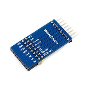 Waveshare Onboard Serial NOR Flash Memory W25Q128JV DataFlash Module Supports STM32F7 Series Quad-SPI Interface