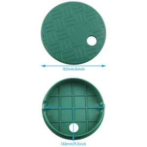 WHYHKJ 6 inch Underground Sprinkler Systems Valve Box Cover Lid for Sprinkler Irrigation System