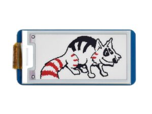 waveshare 2.13inch e-paper compatible with raspberry pi pico red/black/white three-color display