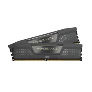 corsair vengeance ddr5 64gb (2x32gb) ddr5 5600mhz cl40 amd expo intel xmp icue compatible computer memory – gray (cmk64gx5m2b5600z40)