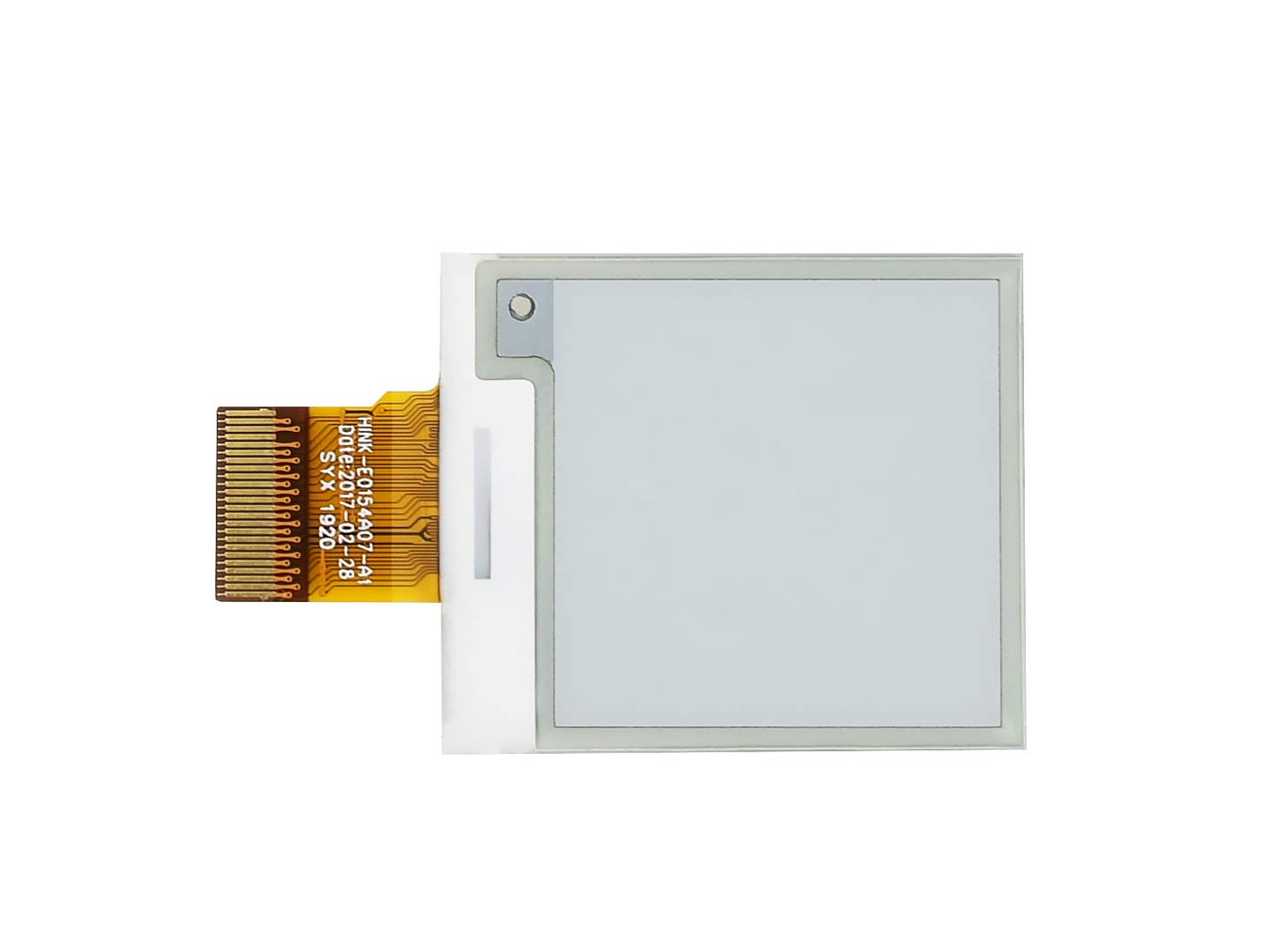 Waveshare 1.54inch e-Paper, 200x200 Resolution Raw Display Compatible with Raspberry/STM32(Without PCB)