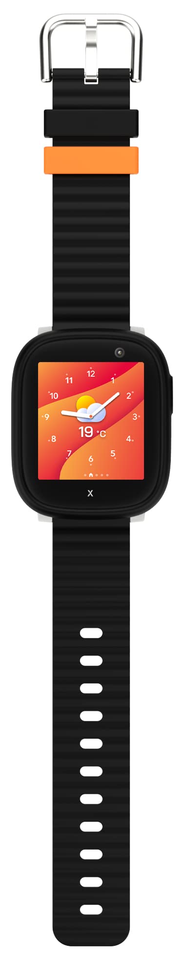 XPLORA X6 Play - Watch Phone for Children (4G) - Calls, Messages, Kids School Mode, SOS Function, GPS Location, Camera and Pedometer – (Subscription Required) (Black)