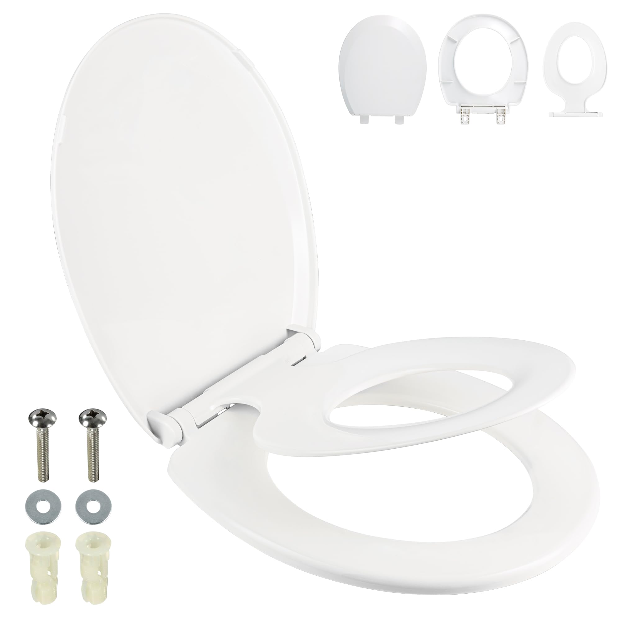 UMIEN™ 2 in 1 Potty Training Seat – Toddler Toilet Seat Easy To Install - Very Convertible Toilet Seat Round Shape