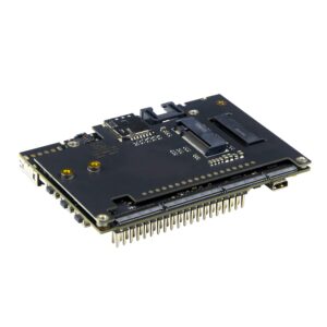 Khadas M2X WWAN Extension Board with M.2 Slot for Adding a 4G/5G LTE Module Support Nano-SIM Card Slot/18-Pin GPIO Header/4G/5G Active LED