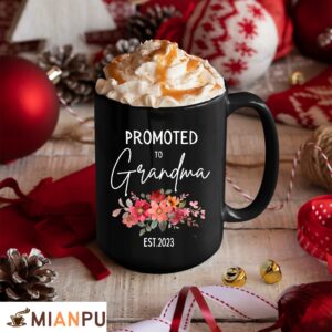 MIANPU Promoted To Grandparents 2023, Grandma And Grandpa Announcement Gifts, Pregnancy Announcement For Grandparents, Grandparent Mug Set, Grandparents Baby Announcement, 15oz