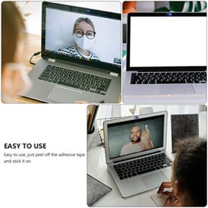 SOLUSTRE Desktop Camera Desktop Camera Desktop Camera 4pcs Laptop Sticker Protector for Blocker Webcam Desktop Anti- Peeping Covers Slide Camera Smartphones Thin Notebook Anti Sky Privacy Tableta