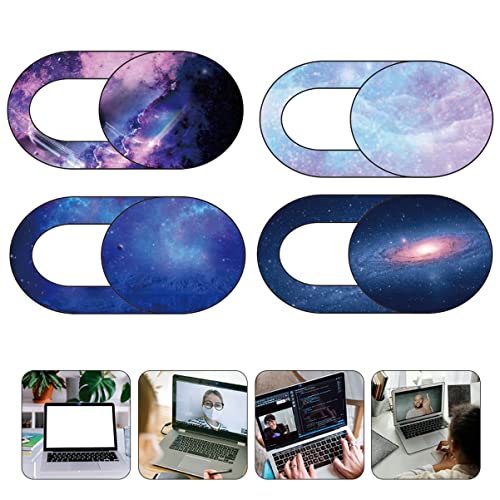 SOLUSTRE Desktop Camera Desktop Camera Desktop Camera 4pcs Laptop Sticker Protector for Blocker Webcam Desktop Anti- Peeping Covers Slide Camera Smartphones Thin Notebook Anti Sky Privacy Tableta