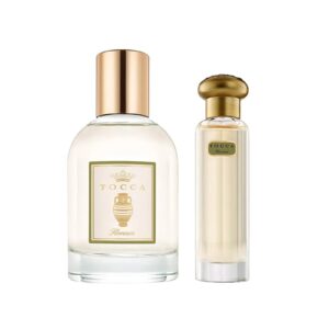 tocca dry body oil (100 ml) and eau de parfum (20 ml) in florence - bergamot, grapefruit, green pear, gardenia & apple