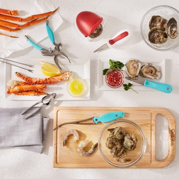 Sur La Table Seafood Kit, Set of 8, Silver