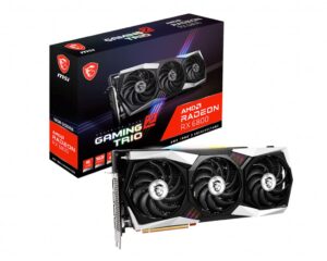 msi gaming radeon rx 6800 16gb gddr6 256-bit hdmi/dp 2155 mhz rdna 2 architecture oc graphics card (rx 6800 gaming z trio 16g)