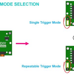 DIYables 2pcs HC-SR501 Infrared PIR Motion Sensor for Arduino, ESP32, ESP8266, Raspberry Pi