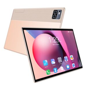 10.1 inch x101 tablet, 2+16g full screen tablets with dual sim card slots, android 8, 1280x800 hd, wifi, bluetooth, gps, 2mp/5mp camera (gold)