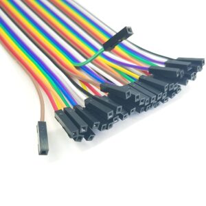 DIYables 120pcs Multicolored Jumper Wires for Prototyping Electronic Projects Arduino, ESP32, ESP8266, Raspberry Pi