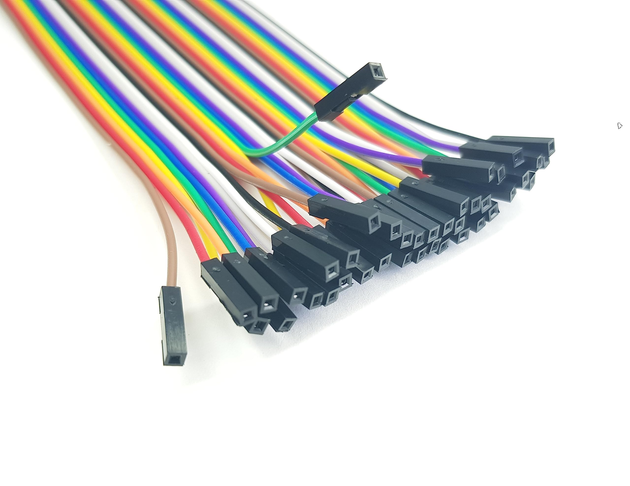 DIYables 120pcs Multicolored Jumper Wires for Prototyping Electronic Projects Arduino, ESP32, ESP8266, Raspberry Pi