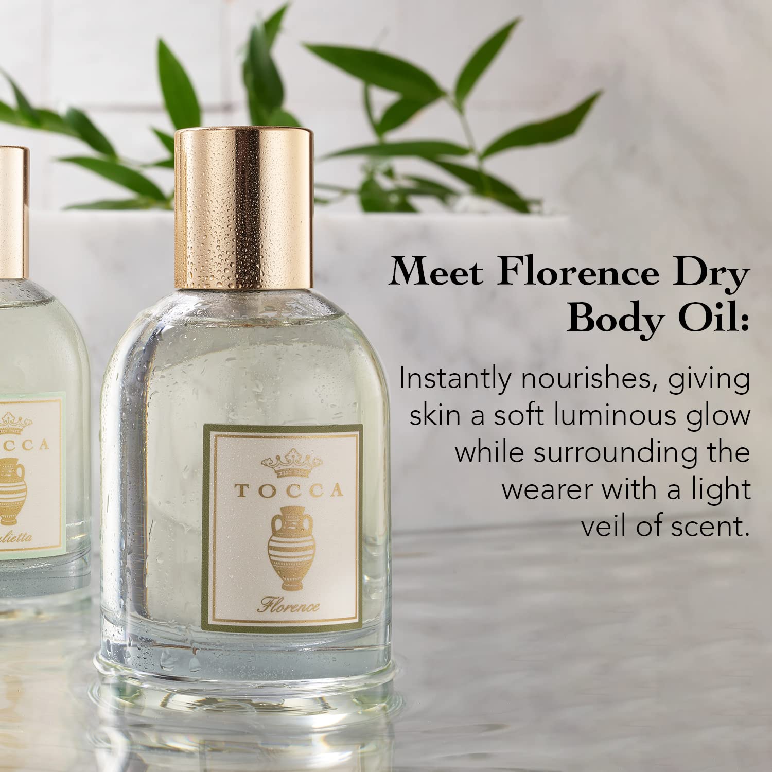 Tocca Dry Body Oil (100 ml) and Eau de Parfum (20 ml) in Florence - Bergamot, Grapefruit, Green Pear, Gardenia & Apple