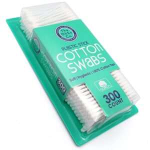 the ohso co. cotton swabs with plastic sticks, 300 count