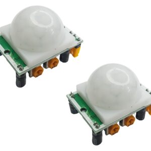 DIYables 2pcs HC-SR501 Infrared PIR Motion Sensor for Arduino, ESP32, ESP8266, Raspberry Pi