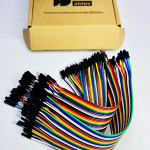 DIYables 120pcs Multicolored Jumper Wires for Prototyping Electronic Projects Arduino, ESP32, ESP8266, Raspberry Pi