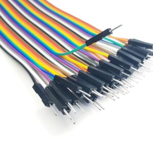 DIYables 120pcs Multicolored Jumper Wires for Prototyping Electronic Projects Arduino, ESP32, ESP8266, Raspberry Pi