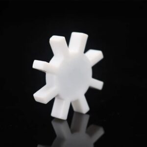 ULTECHNOVO Cross Type Stir Bar 2pcs Stirring Bar Stir Plate Bar Mixer Stir Gear Shape Stir Bar Laboratory Bar Stir Bar Gear Shape Gear Mixer Stir PTFE White Magnet Magnetic Retriever