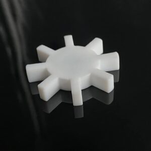 ULTECHNOVO Cross Type Stir Bar 2pcs Stirring Bar Stir Plate Bar Mixer Stir Gear Shape Stir Bar Laboratory Bar Stir Bar Gear Shape Gear Mixer Stir PTFE White Magnet Magnetic Retriever