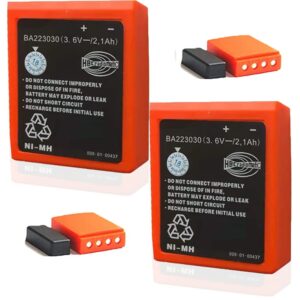 (pack of 2) hbc remote control rechargeable battery ba223030 3.6v 2100mah for crane remote control