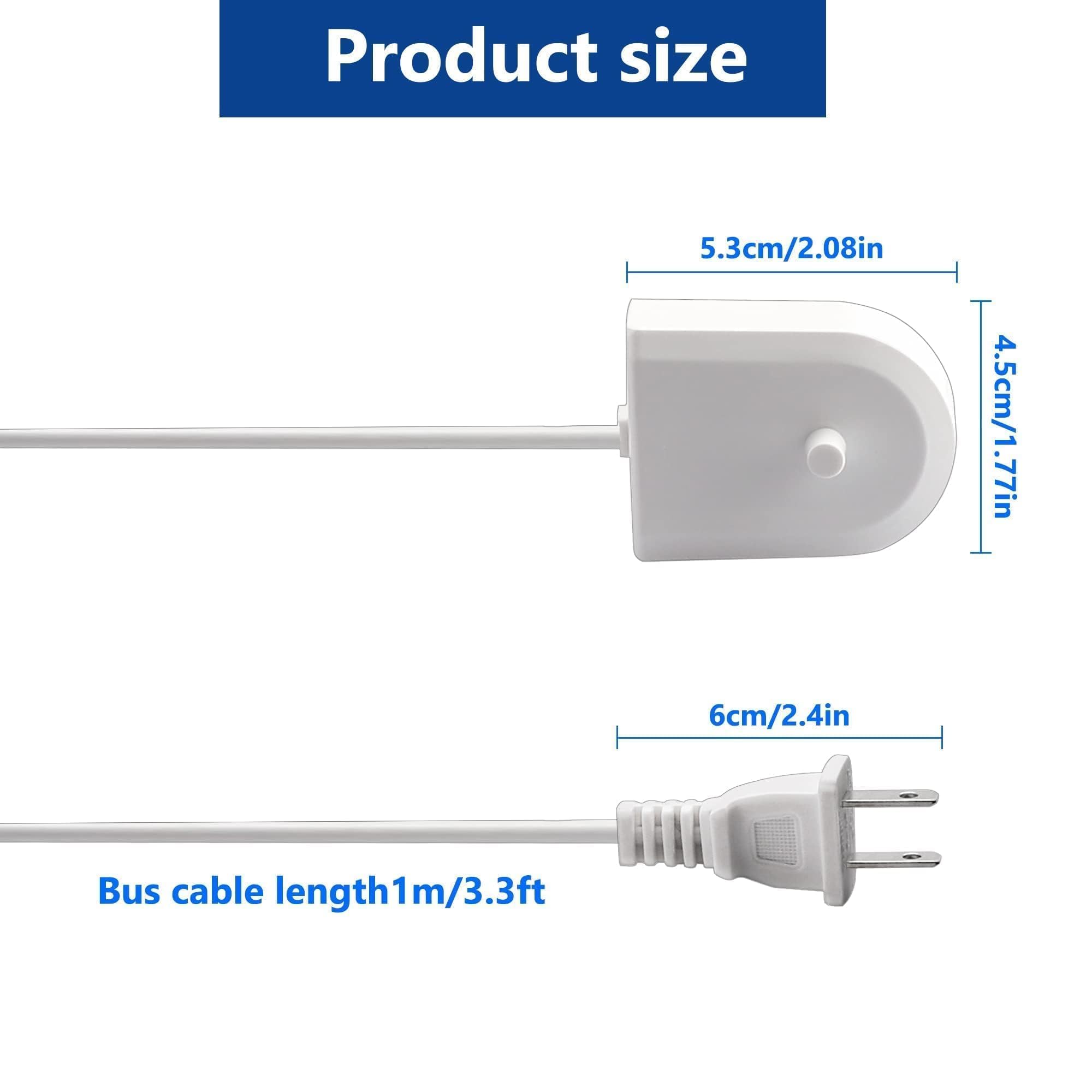 BXIZXD Electric Toothbrush Charger Replacement HX6100 Charging Base for Philips Sonicare Toothbrush Electric Flosser, Philips Sonicare HX3000/HX6000/HX8000/HX9000 Series - 3.3FT