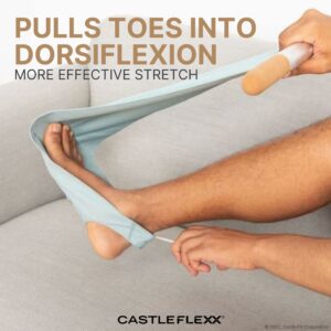 CastleFlexx | Aqua, Large | Mobility and Full Body Strengthening Device | Functional Stretching Fitness Tool For Workout