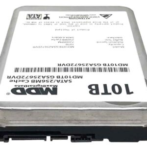 MDD 10TB 7200 RPM 256MB Cache SATA 6.0Gb/s 3.5inch Internal Hard Drive for Surveillance Storage (MD10TGSA25672DVR) - 3 Years Warranty (Renewed)