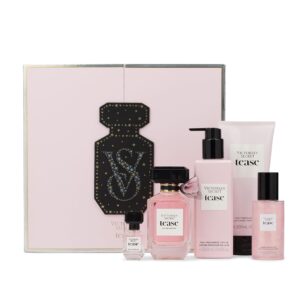 Victoria's Secret Tease Ultimate Fragrance 5 Piece Gift Set: 3.4oz Eau de Parfum, Mini Eau de Parfum, Candle, Lotion & Wash