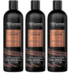 Tresemme Shampoo Keratin Smooth Color 20 Ounce (592ml) (Pack of 3)