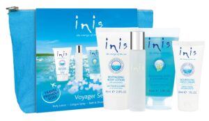 inis the energy of the sea voyager gift set with cosmetic bag