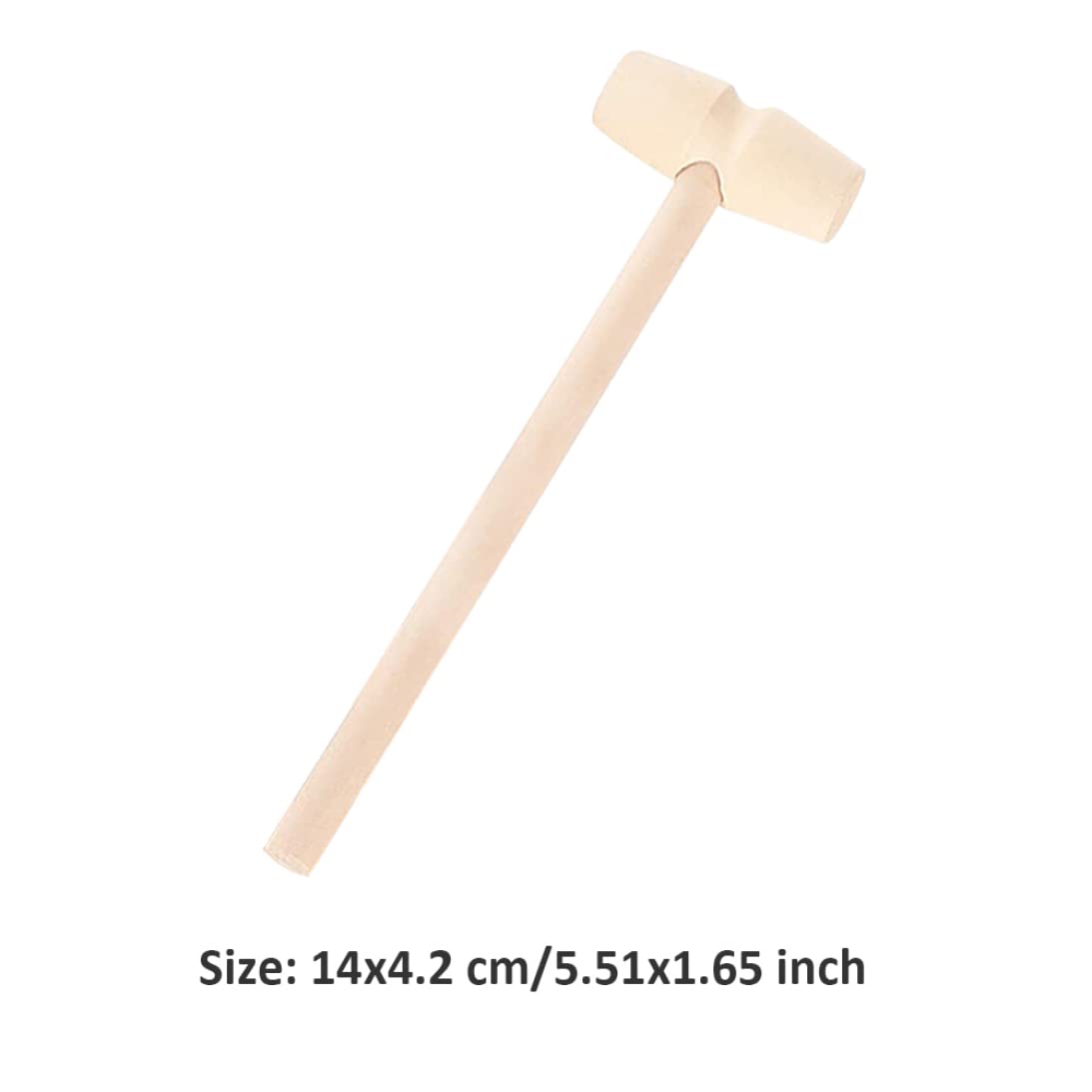 Gcroet Mini Wooden Hammer Seafood Shellfish Dessert Making Mallet Mini Educational Toy Mallet for Chocolate Jewelry Craft 30PCS Mini Wooden Hammer,Wooden Crab Mallet,Seafood Shellfish Hammers,Dessert