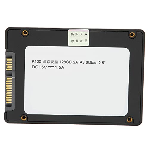 LBEC 2.5in K100 SSD, ABS Material Various Capacities Multifunction 6Gbs SSD 3D TLC Flash Type for Notebook Computer for Computer (128GB)