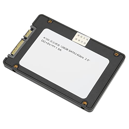 LBEC 2.5in K100 SSD, ABS Material Various Capacities Multifunction 6Gbs SSD 3D TLC Flash Type for Notebook Computer for Computer (128GB)