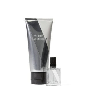 Victoria's Secret Platinum Mini Fragrance Duo Gift Set: Mini Cologne & Travel Lotion