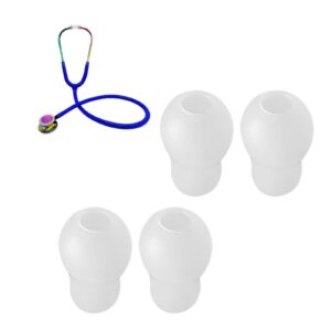 silicone ear tips replacement for mdf &littmann stethoscopes - universal soft fit littman earpieces snap tight soft sealing ear pieces,cardiology iv parts & littmann stethoscope parts