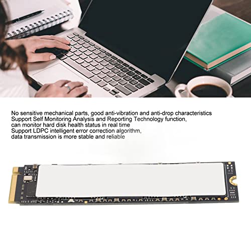 512GB Gaming SSD, Plug and Play Key Interface M.2 M.2 K300 SSD PCB Hardware 3D TLC Flash Type for Laptop Desktop PC 256GB