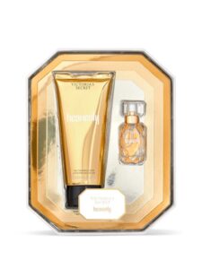 victoria's secret heavenly mini fragrance duo gift set: mini eau de parfum & travel lotion