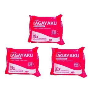 rosmar kagayaku 3 bars condensada face & body soap, 70g each