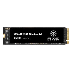 axe memory elite internal ssd 250gb gen4 pcie nvme m.2 2280 solid state drive - read up to 4450mb/s and write up to 1900mb/s